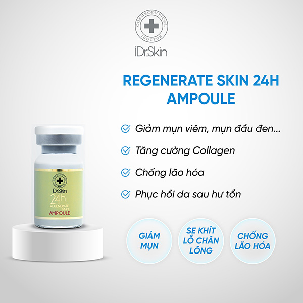 Tế bào gốc 24h Regenerate Skin Ampoule Idr Skin