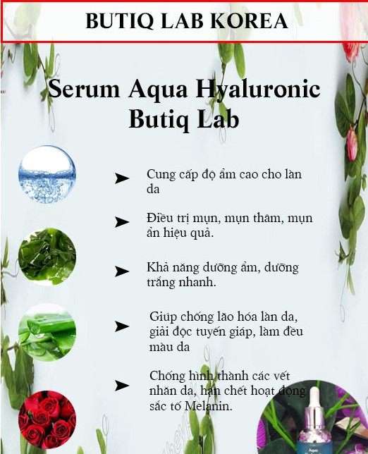 Serum Aqua Hyaluronic ButiqLab Hàn Quốc